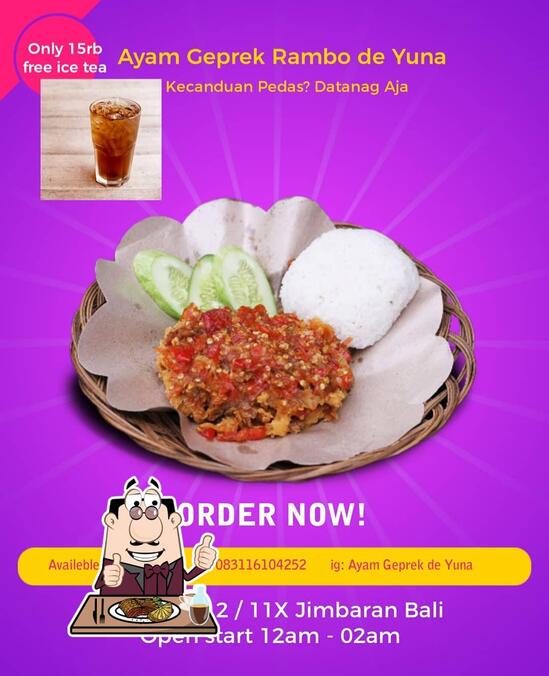 Ayam Geprek Rambo De Yuna, South Kuta - Menú del restaurante, precios y ...