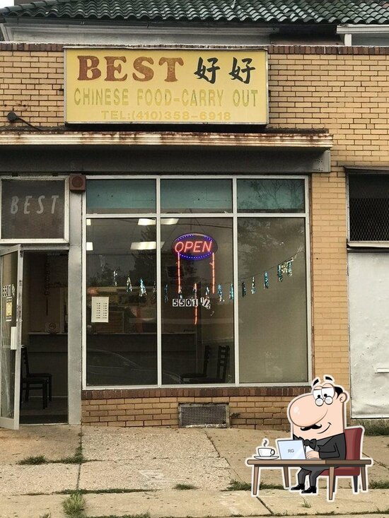 Menu at Best Chinese Carry Out restaurant, Baltimore