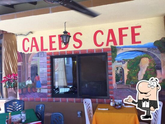 Menu at Caleb's Cafe, Los Barriles