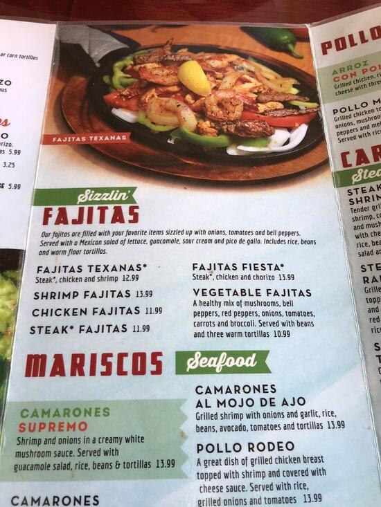 Menu at Fiesta Grill Decatur restaurant, Decatur