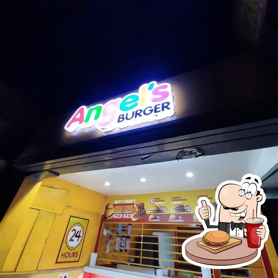 Menu at Angels burger, Pasig, 702B Shaw Blvd