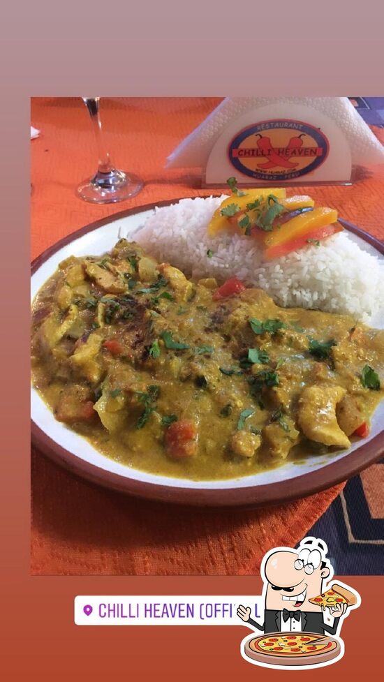 Menu at Chilli Heaven restaurant, Huaraz