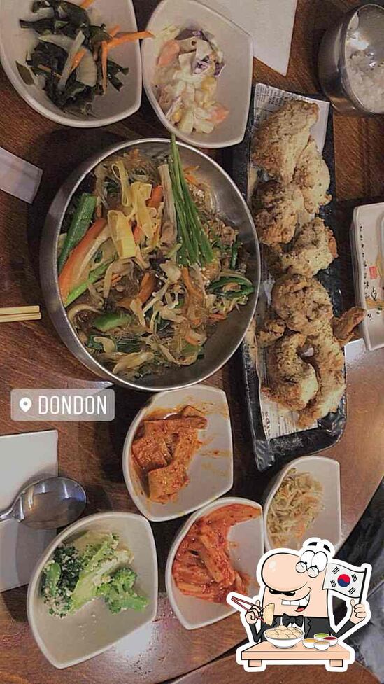Menu at Don Don City restaurant, Sydney