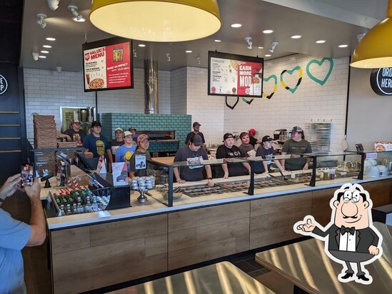 Menu at MOD Pizza restaurant, Lancaster