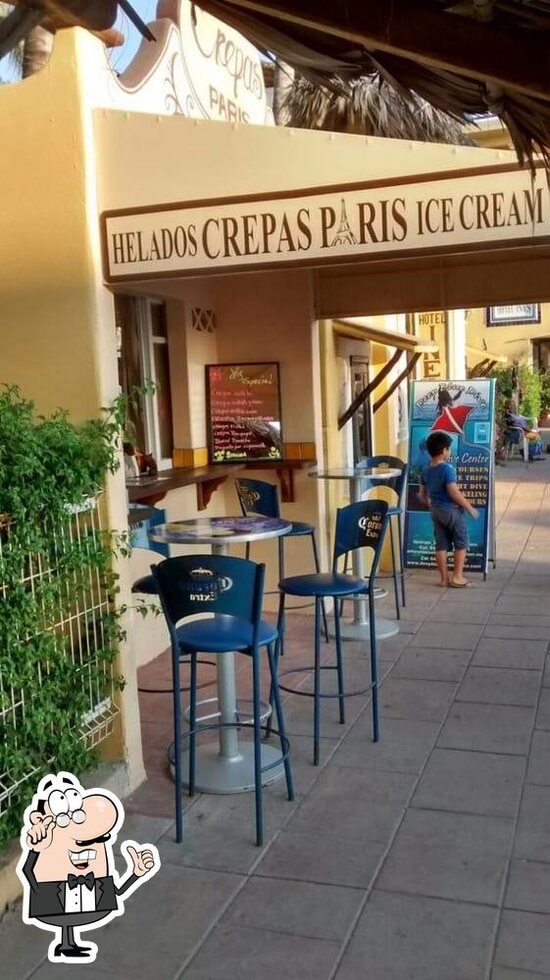 Carta del postres Helados y Crepas París, Brisas del Zicatela