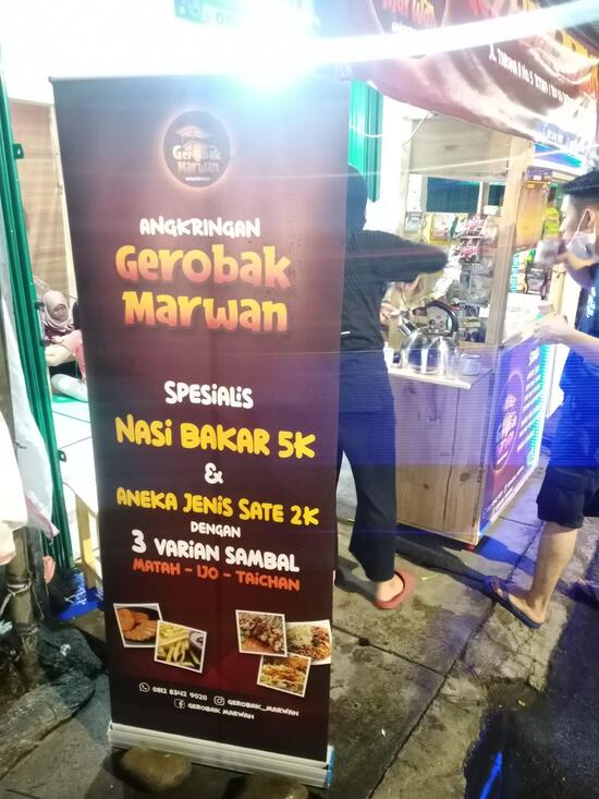 Menu at Angkringan Gerobak Marwan cafe, Central Jakarta
