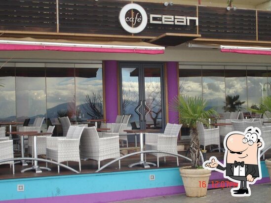 Menu at Ocean Cafe, Menidi
