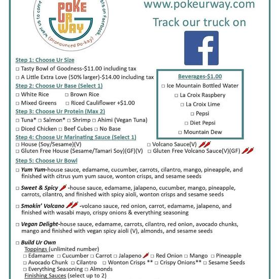 Poke Ur Way, Riverview - Restaurant menu, prices and reviews