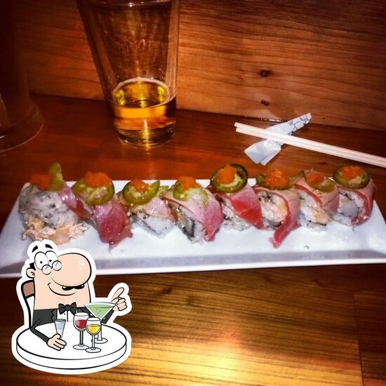 Menu at Kanpai Sushi restaurant, Pismo Beach