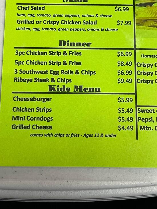 Menu at Twisted Pickles pub & bar, Jamestown