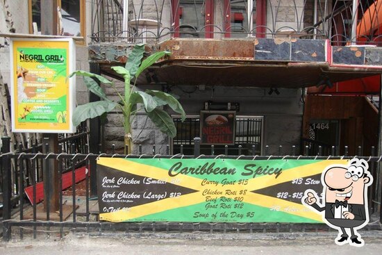 Menu at Negril Grill restaurant, Montreal