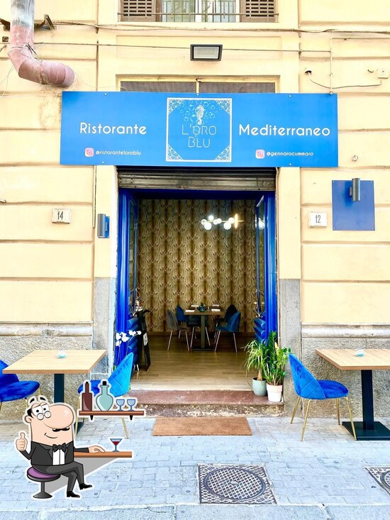 Menu da L'oro Blu ristorante, Napoli
