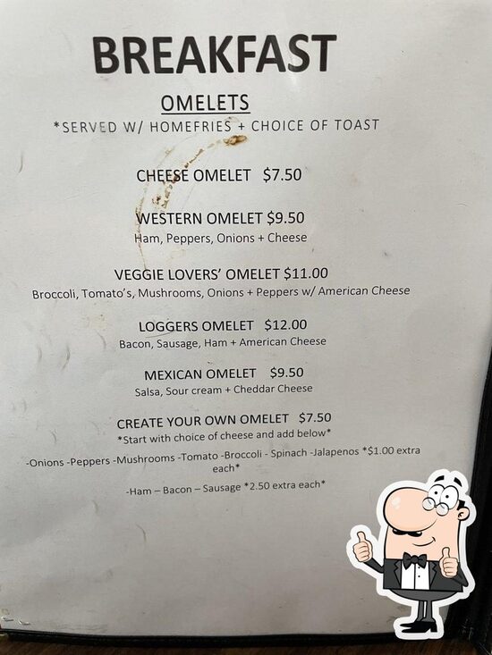 Menu at Mamma's Cafe, Fort Edward