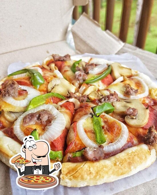 Menu at Pizza Volante pizzeria, Baguio, Session Theatre Bld
