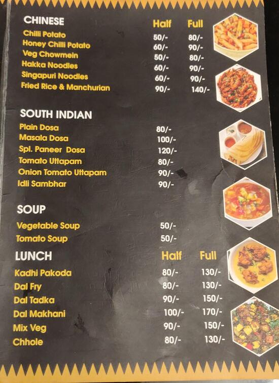 Menu at THE HUT CAFE AND RESTAURANT, Ghaziabad