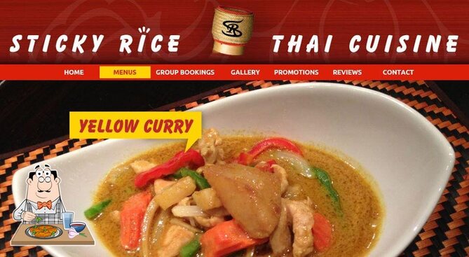 Menu at Sticky Rice Thai Cuisine - BCRestaurants.ca, Surrey
