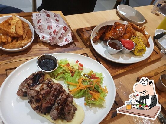 Menu at LARIBS restaurant, Surabaya