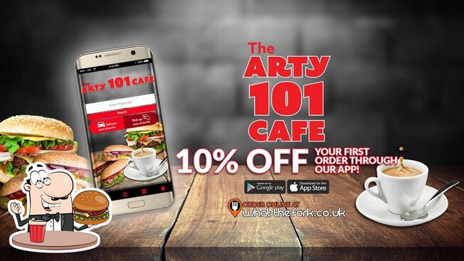 Menu at The Arty 101 Cafe, Kirkcaldy