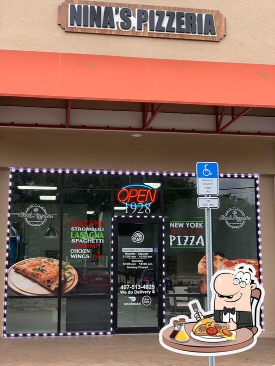 Menu at Nina's Pizzeria, Kissimmee, Fortune Rd
