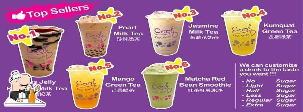 Cool Tea Bar, 5650 Whitelock Pkwy in Elk Grove - Restaurant menu and ...