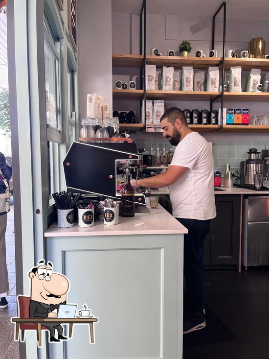 Menu at Rex Espresso cafe, Adelaide