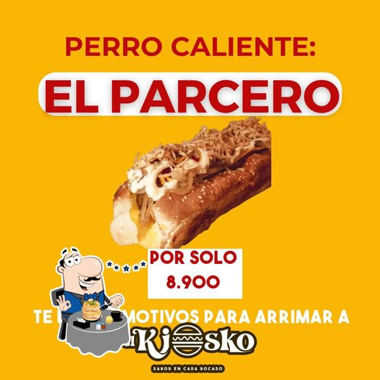 Menu at El kiosko restaurant, La Gorgona