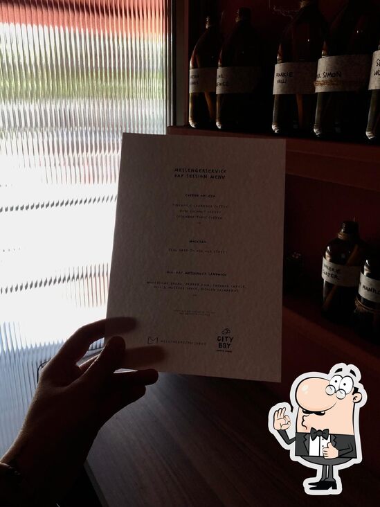 Menu at Messengerservice Bar, Bangkok