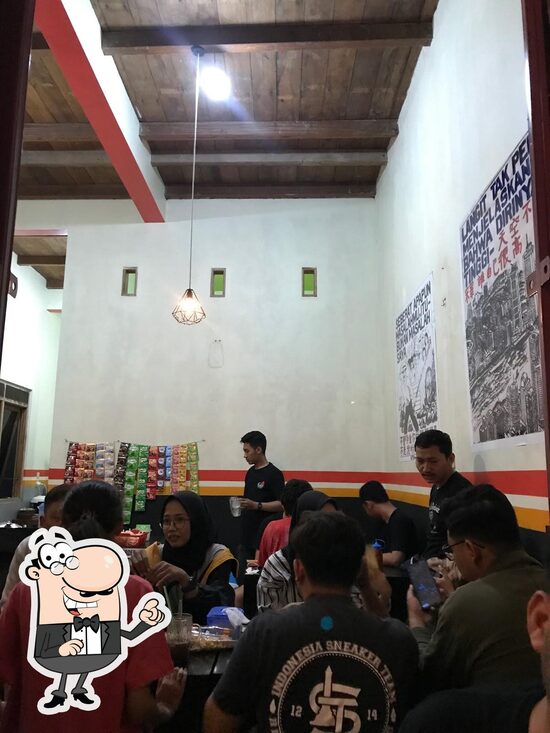 Menu at Burjo Panda restaurant, Semarang