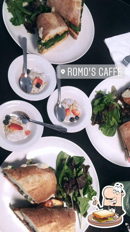 Menu at Romo's Cafe, Oakland
