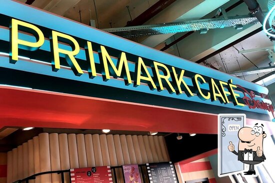 Menu at Primark Café with Disney cafe, Birmingham