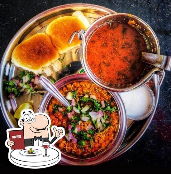 Menu at Rajmudra Misal House, Ahmednagar