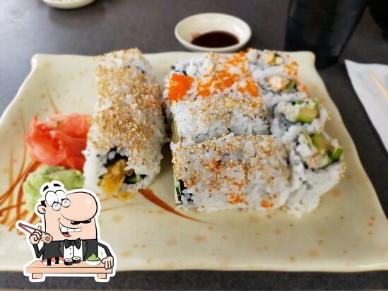 Menu at Sushi Man restaurant, North Vancouver