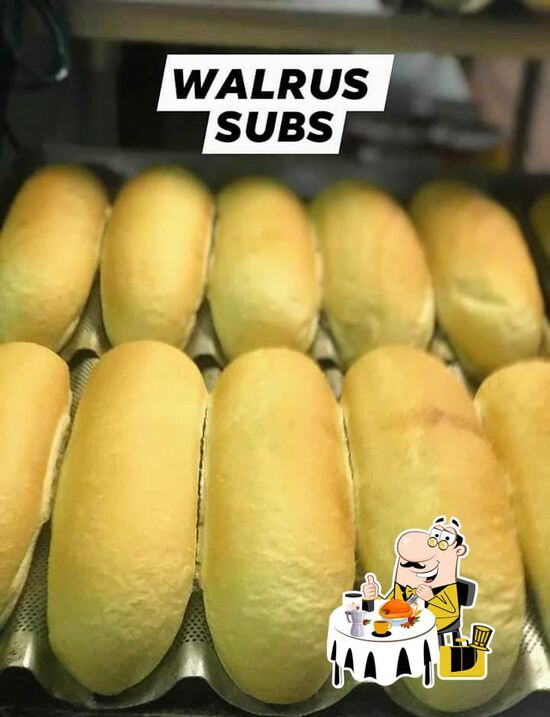 Menu at Walrus Subs fast food, Youngstown