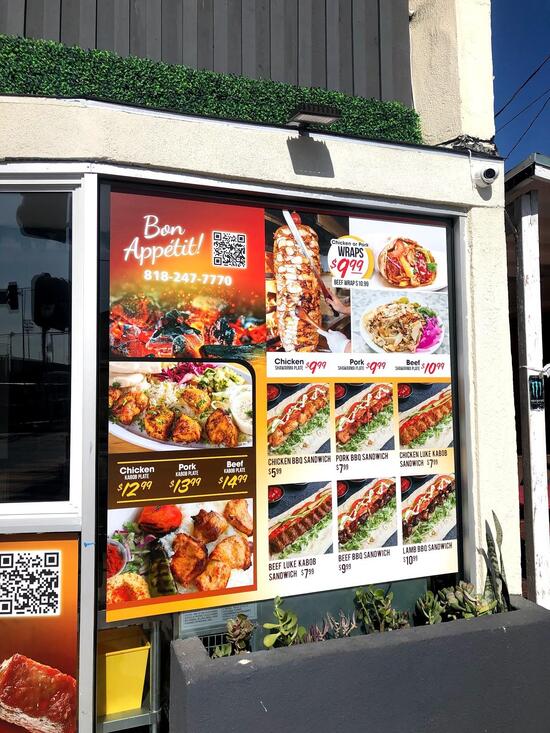 Menu at Bon Appetit restaurant, Glendale