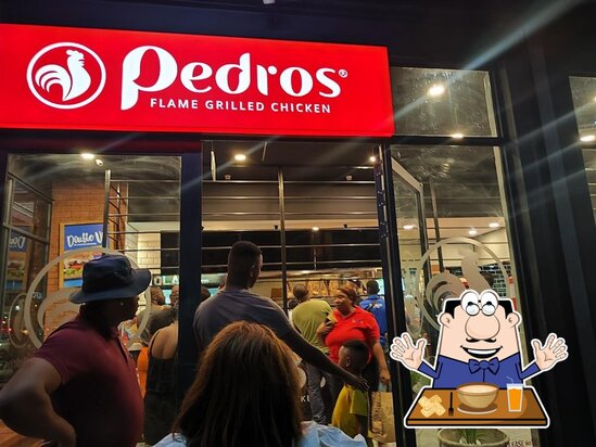 Menu at Pedros Rustenburg restaurant, Rustenburg