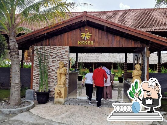 Menu at Rumah Makan Keker Sukarara restaurant, Indonesia