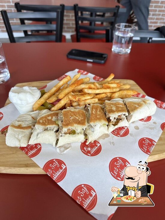 Menu at Les Saj Restaurant, Winnipeg, 480 Portage Ave