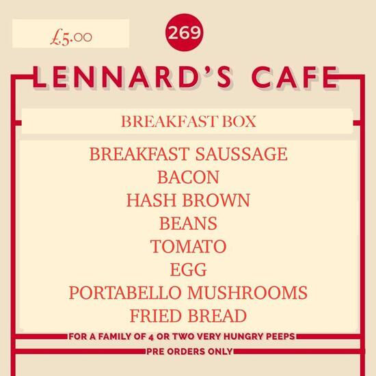 Menu at Lennard's Bar Bistro, Portsmouth