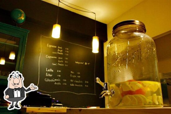Menu at Little Tree Books & Coffee, Athens