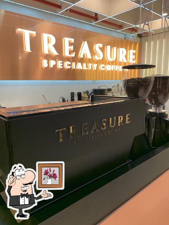 Menu at Treasure specialty coffee, Bangkok