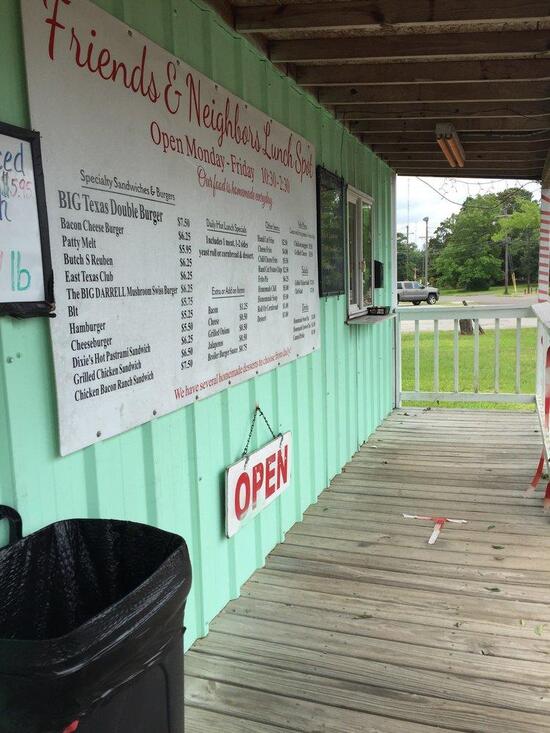 Menu at Friends and Neighbors Lunch Spot restaurant, Livingston
