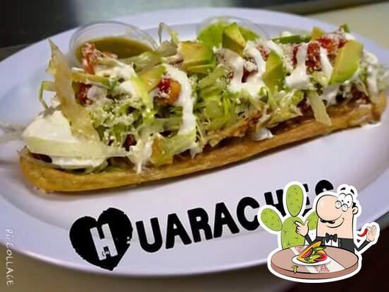 Menu at Los Huaraches de asada restaurant, Guadalajara