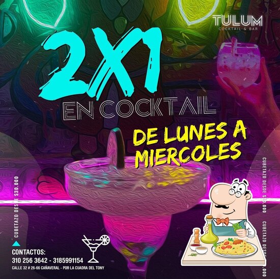TULUM COCKTAIL & BAR, Floridablanca - Menú del restaurante, precios y ...