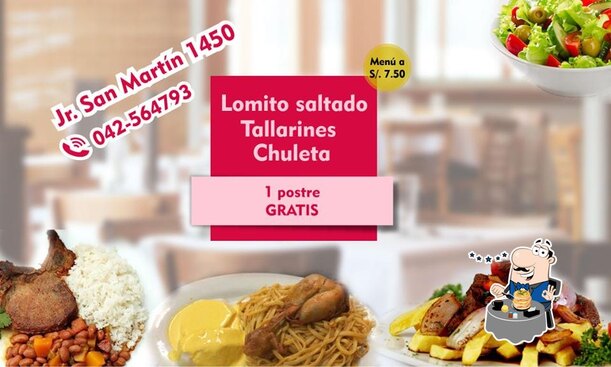 Menu at Tenedores & Sabores restaurant, Tarapoto