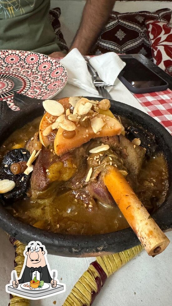 Carta del restaurante Kebdani, Tánger