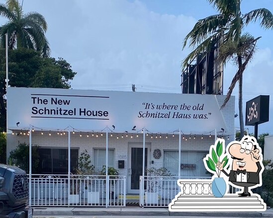 Menu at The New Schnitzel House restaurant, Miami
