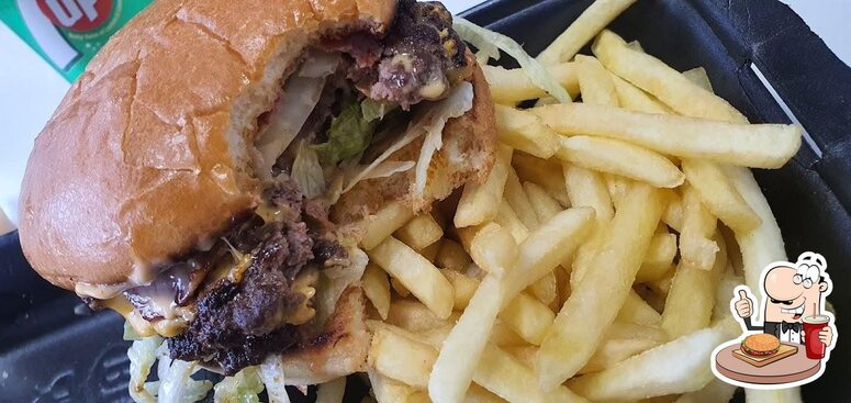 Menu at Burger Island restaurant, London