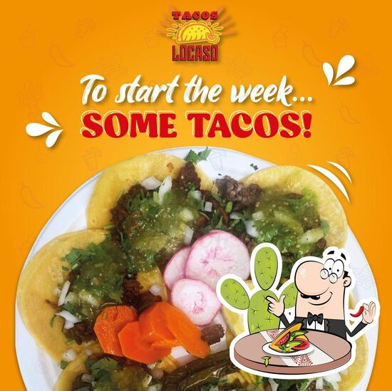 Menu at Tacos Locaso restaurant, Orland