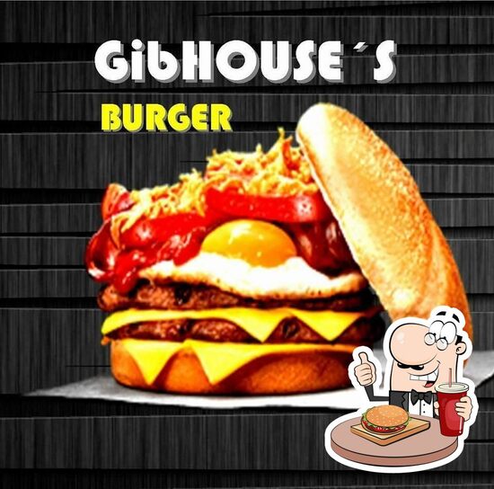 Menu at Gib.house's.burger restaurant, Monterrey
