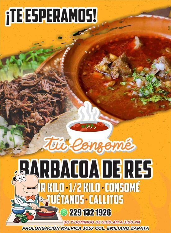 Tu consome Barbacoa de res, Coatzacoalcos - Menú del restaurante ...